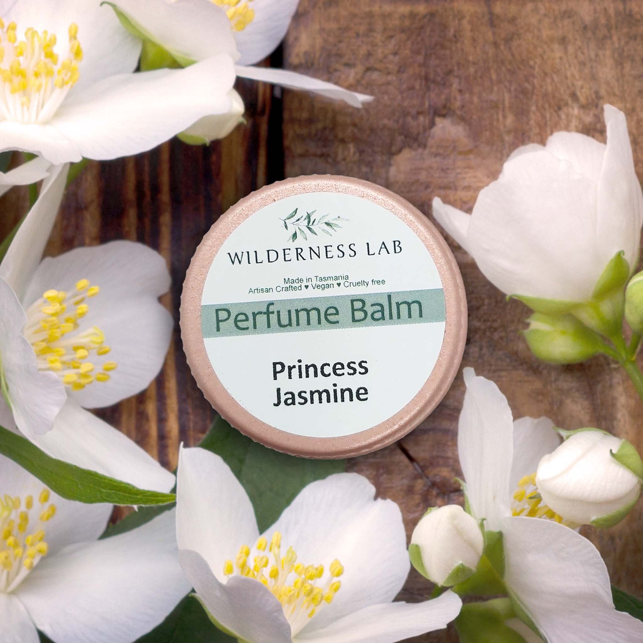 Princess Jasmine Solid Perfume - natural vegan perfume balm with essen ...